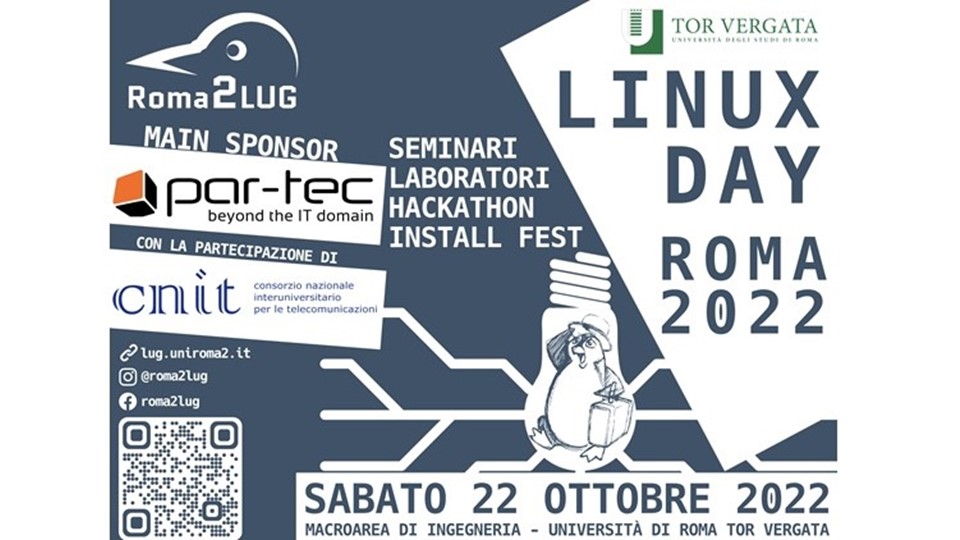 Linux Day 2022: a “Tor Vergata” la manifestazione italiana dedicata all’open source